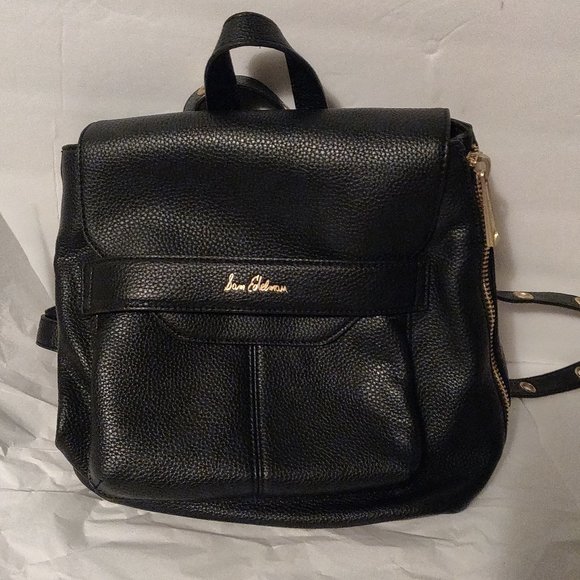 Sam Edelman | Bags | Sam Edelman Black And Gold Sutton Grommet Backpack ...